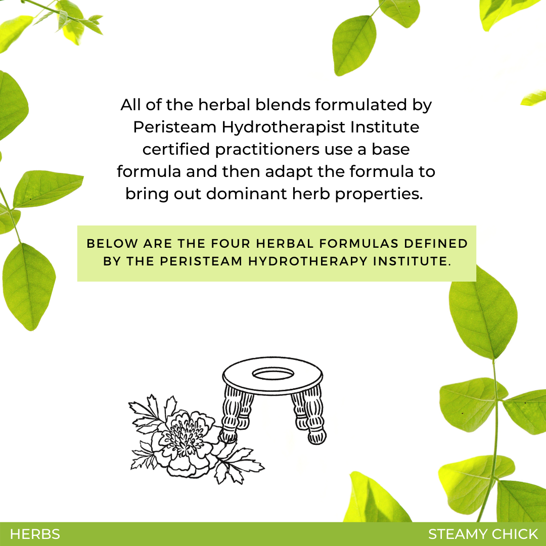 Learning About Vaginal Steam Herb Formulas – Steamy Chick Institute