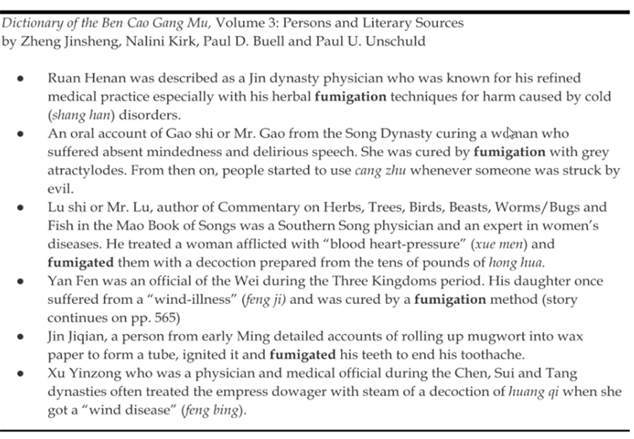 Dictionary of the Ben Cao Gang Mu (16th Century China) – Steamy Chick ...