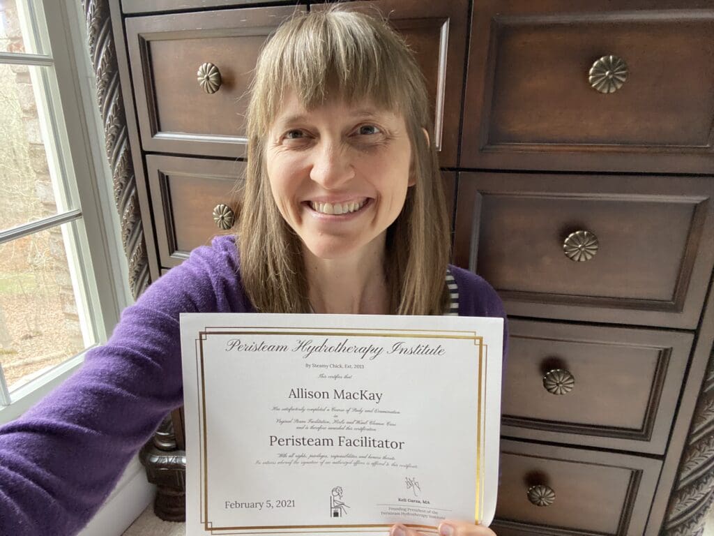 Allison MacKay, Peristeam Facilitator – Steamy Chick Institute